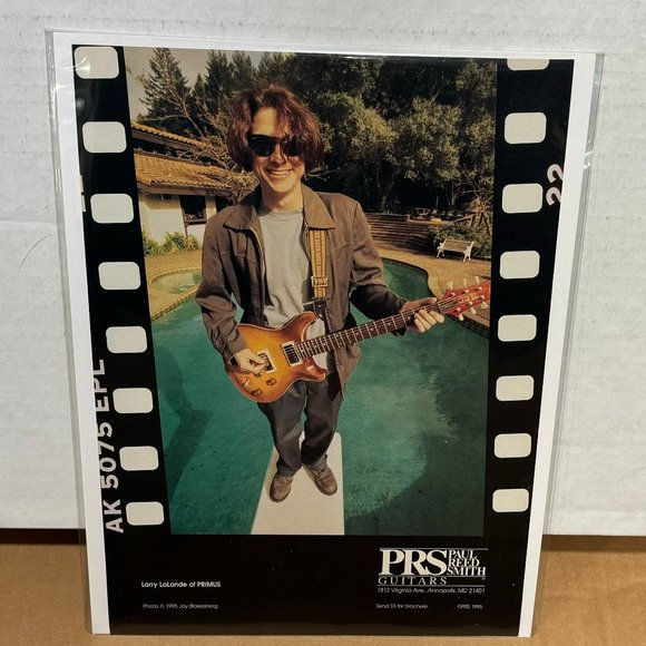 PRS | Art | Larry Lalonde Of Primus Prs Guitars 995 Print Advertisement ...